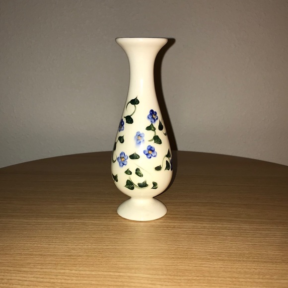 Accents | Hand Painted Forget Me Not Bud Vase | Poshmark